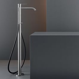 Cea Design Ziqq ZIQ51S+INC01, miscelatore idroprogressivo a colonna per vasca con doccino | Aqadecor